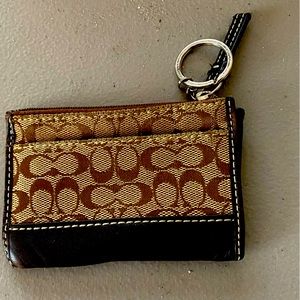 Coach | Bags | Coach Change Purse With Keychain | Poshmark